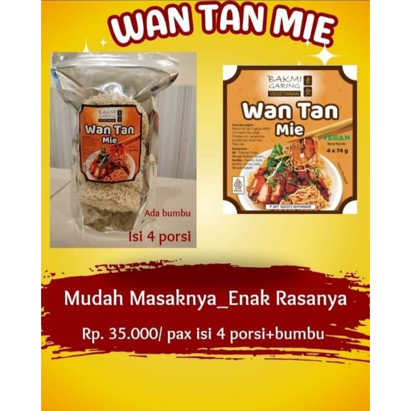 Jual Mie Instant WAN TAN MIE VEGE HALAL ( Isi 4 PC/ PACK ) | Shopee ...