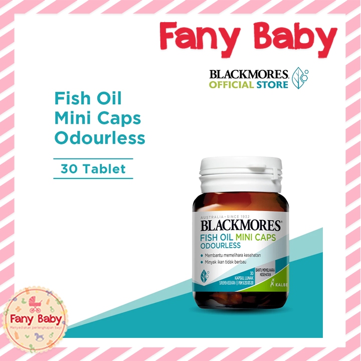 Jual BLACKMORES ODOURLESS FISH OIL MINI CAPS 30 KAPSUL | Shopee Indonesia