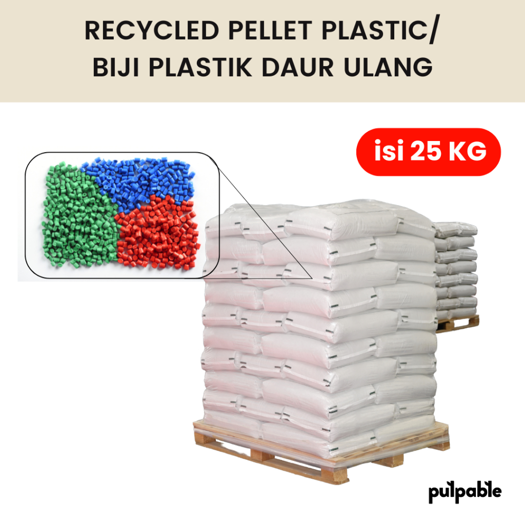 Jual Biji plastik daur ulang 25 kg PP / PET / HDPE / LDPE 25 kg | Shopee Indonesia