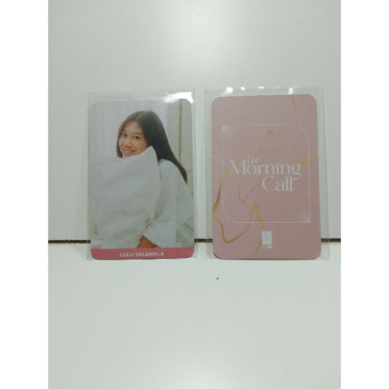 Jual Photocard Jkt48 LULU MORNING CALL Official Original 100% | Shopee Indonesia