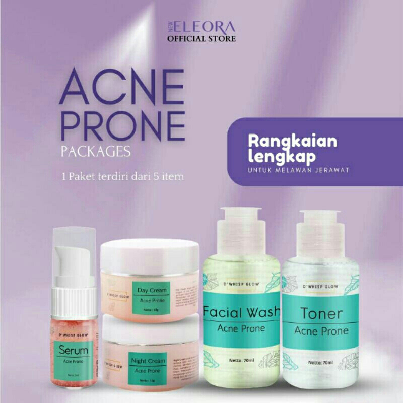 Jual Eleora Dwhisp Glow - ACNE PRONE | Shopee Indonesia