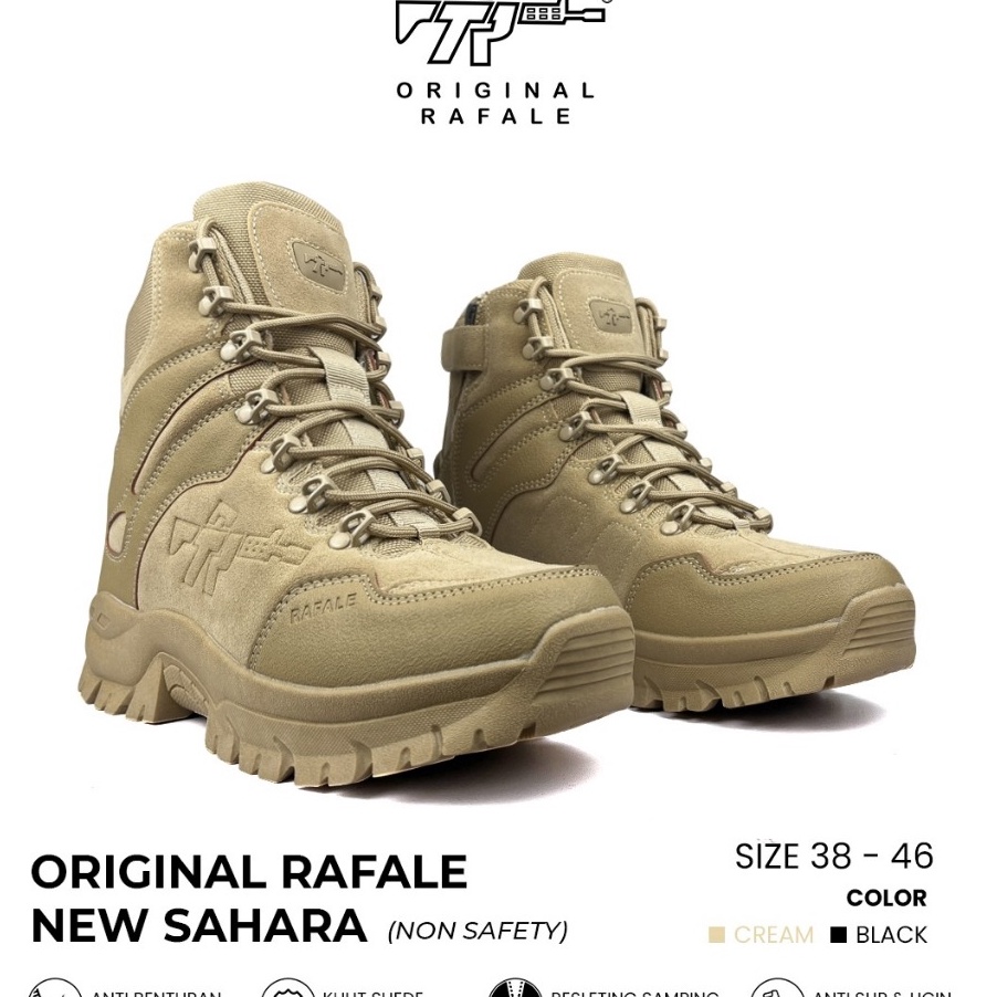 Jual KILAT Sepatu Tactical Boots Army Pria Original Rafale Sahara ...