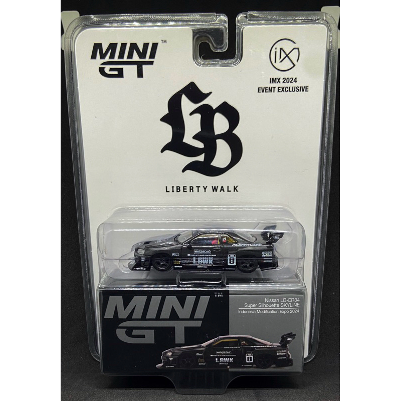 Jual MINI GT 797 1/64 LBWK Nissan LB-ER34 Super Silhouette SKYLINE IMX ...