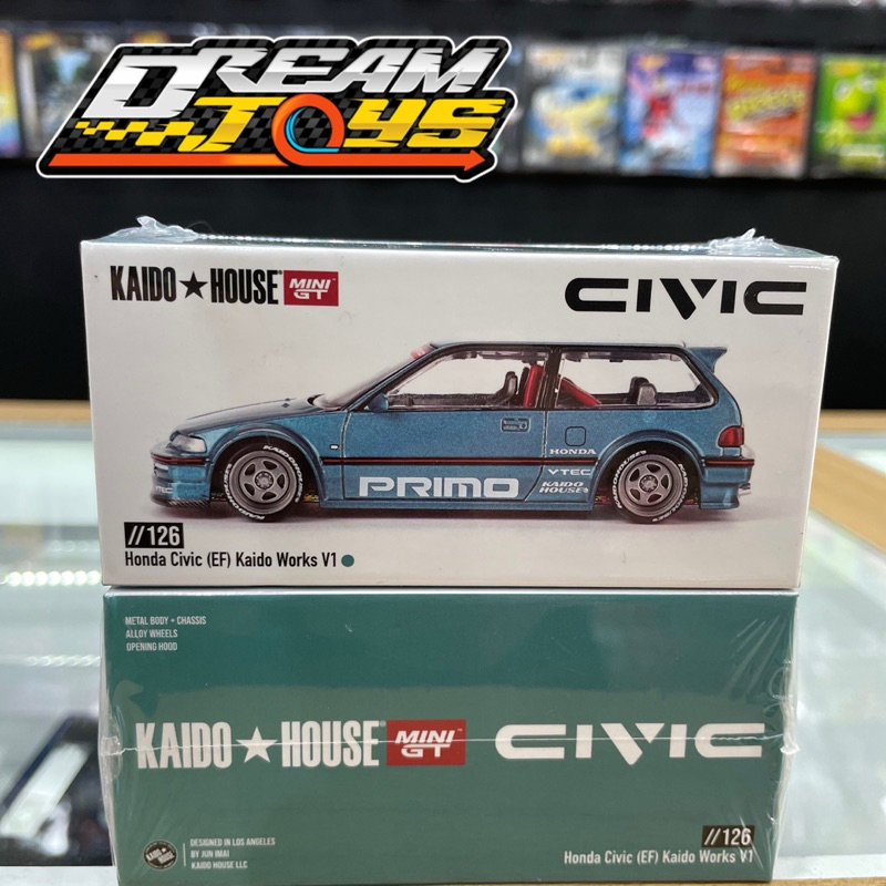 Jual Kaido House Honda Civic EF Green Hijau diecast miniscale mini GT ...