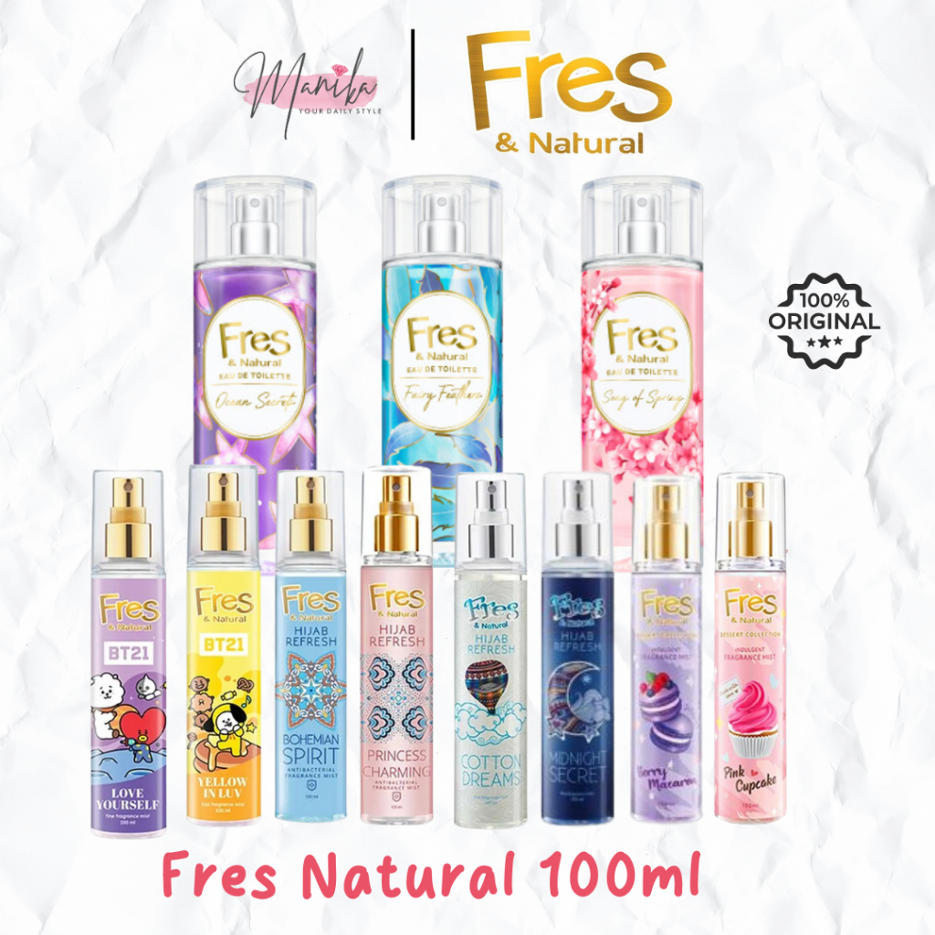 Jual Fres Natural Spray EDT 100ml | Song Of Spring Ocean Secrets Fairy ...