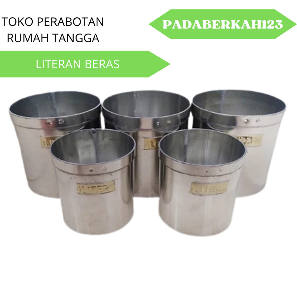 Jual Literan Beras Ukuran Takaran Beras Ukuran Beras 1/2L 1L 1SET | Shopee Indonesia