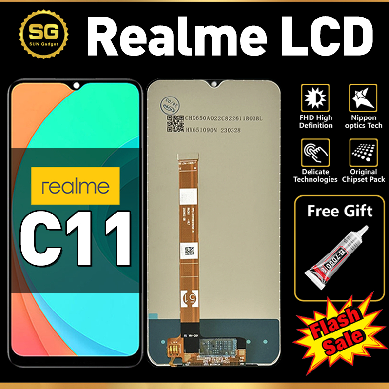 Jual LCD Realme C11 Original fullset ori asli Touchscreen hp Layar ponsel - layar sentuh digital ...