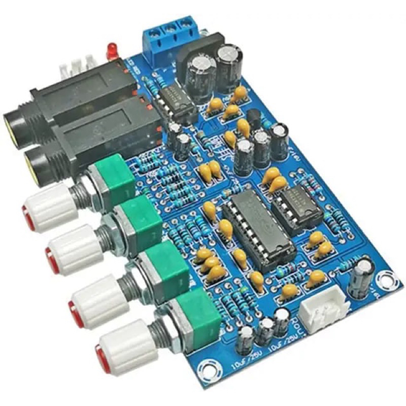 Jual kit echo XH-M173 PT2399 2 Channel Karaoke Echo Preamplifier ...