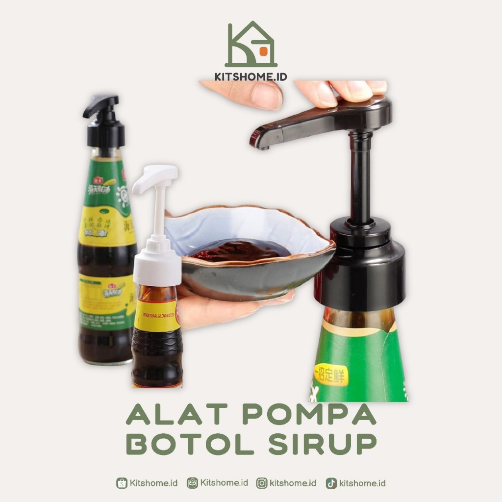 Jual Alat Pompa Botol Sirup / Pump Syrup / Pompa Botol Monin / Pompa ...