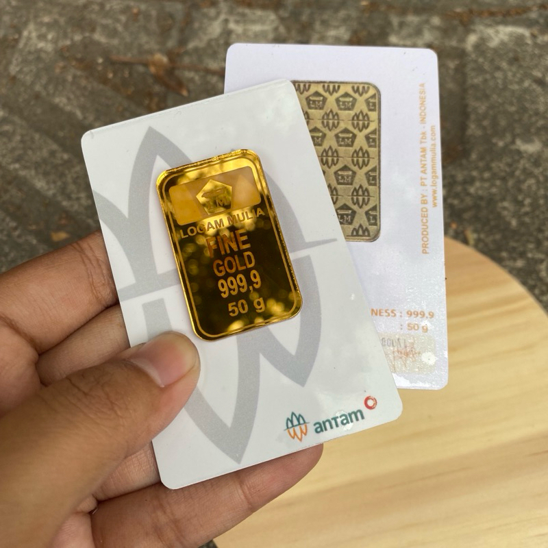 Jual replika logam mulia 15 gram bolak balik bahan tebal cocok untuk ...