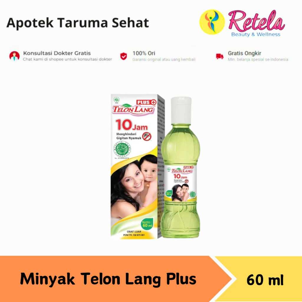 Jual MINYAK TELON CAP LANG PLUS 60ML (TANPA BOX) | Shopee Indonesia