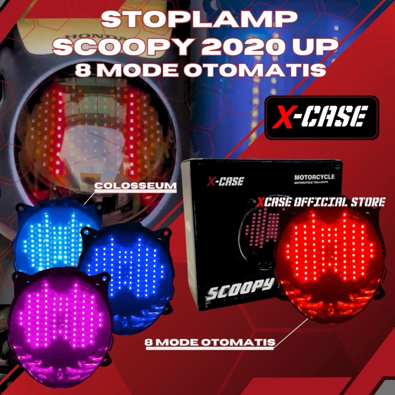 Jual LAMPU STOP SCOOPY PRESTIGE 2020-2024 COLOSEUM LED (XCASE 5613 ...