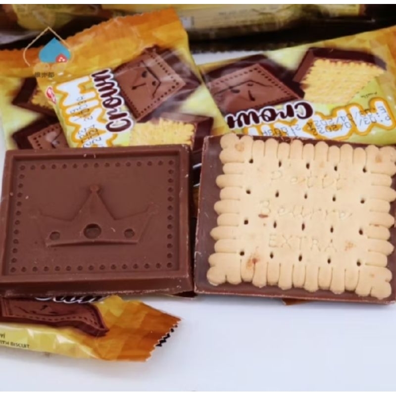 Jual Elvan Maxim Crown Chocolate with Biscuit 275 gr 25 pcs | Shopee ...