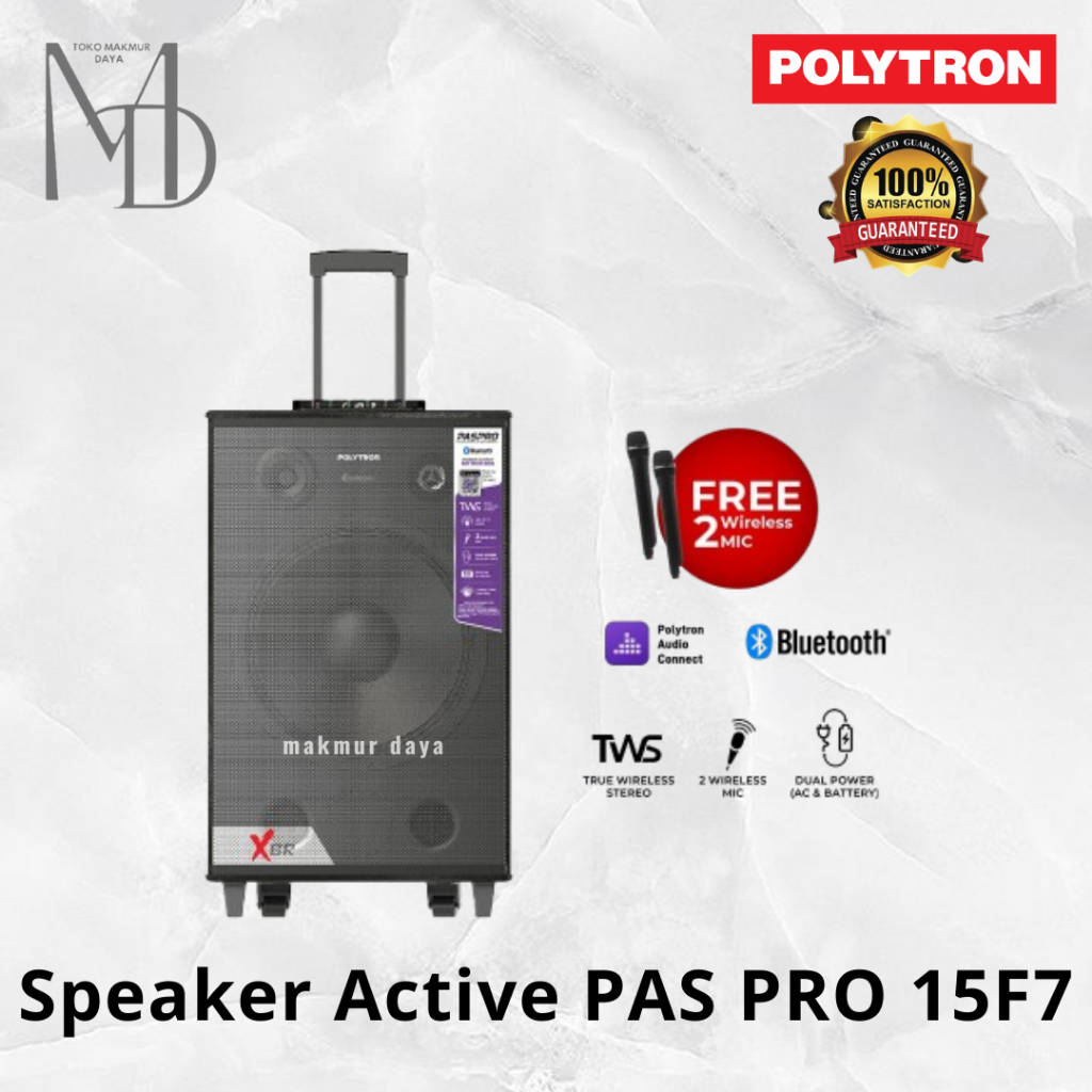 Jual Polytron Speaker Active PAS PRO 15F7 / PASPRO15F7 Spiker Aktif PASPRO-15F7 | Shopee Indonesia