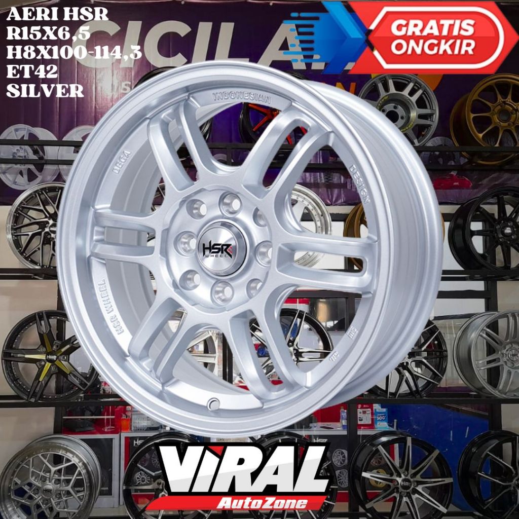 Jual Velg Mobil Ring 15 HSR AERI R15 UNTUK KIJANG , EVALIA , CONFERO , ATOZ | Shopee Indonesia