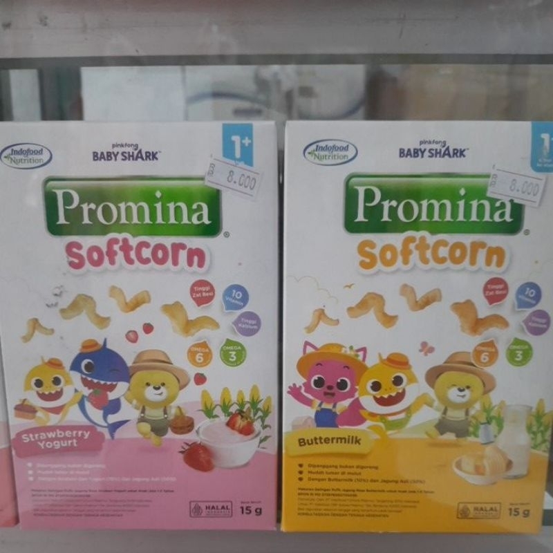 Jual Promina Softcorn buttermilk strawberry yogurt 15gr | Shopee Indonesia