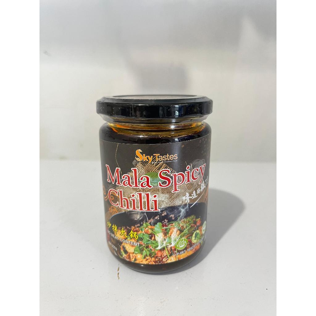 Jual SKY TASTE MALA SPICY CHILLI BOTOL 350G | Shopee Indonesia