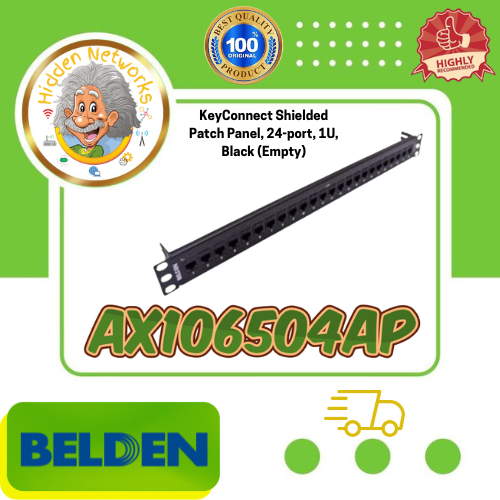 Jual Belden AX106504AP Blank Patch Panel 24 port Cat-5e / Cat-6 ...