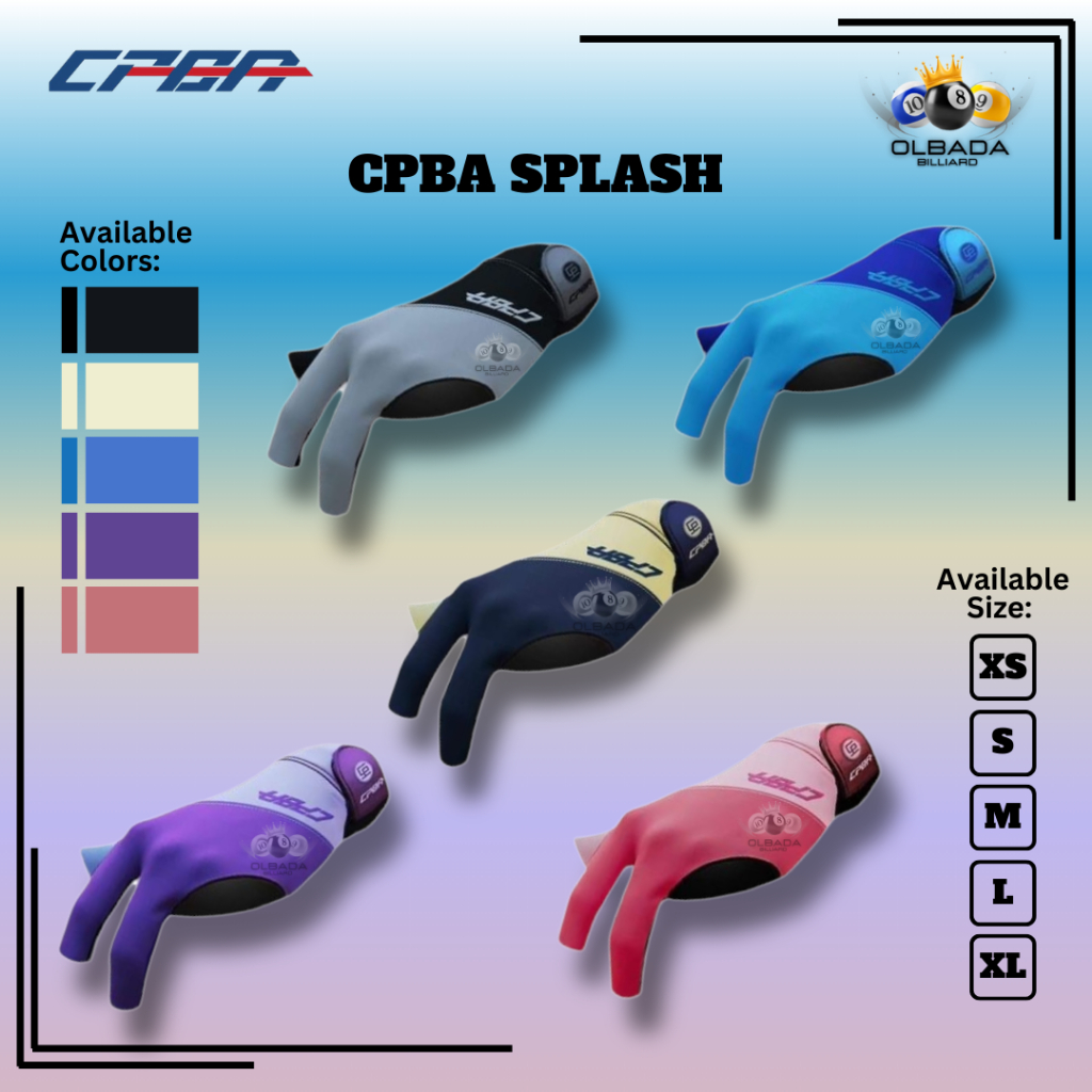 Jual CPBA Splash Series Billiard Gloves | Sarung Tangan Billiard CPBA ...