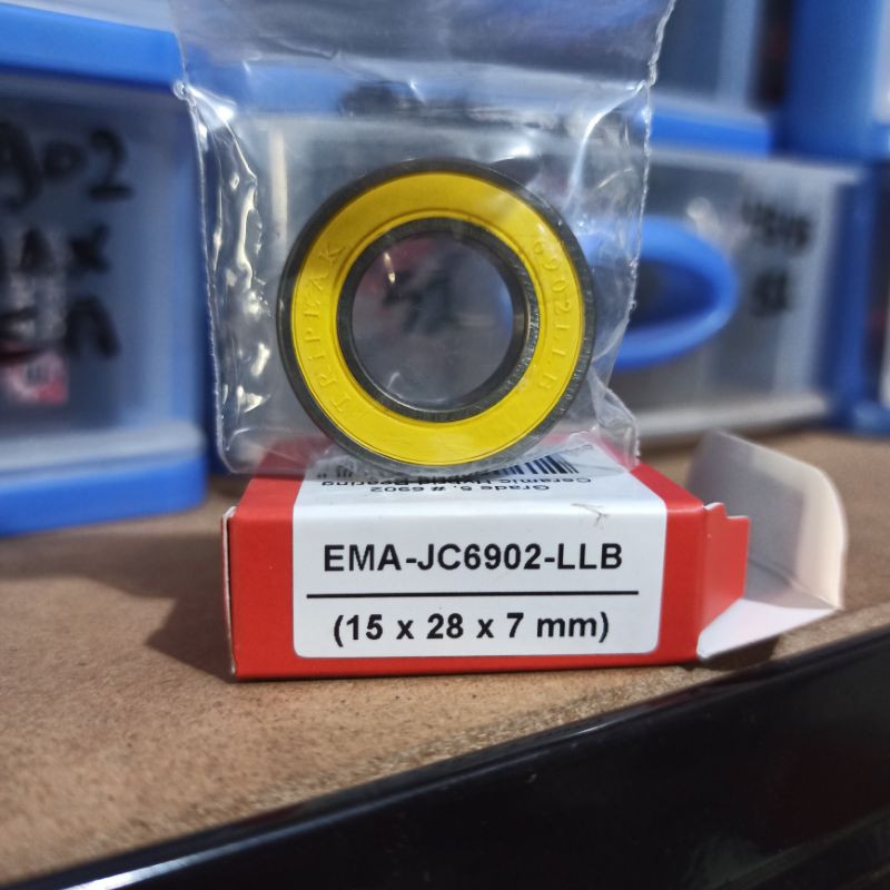 Jual Bearing 6902 Ceramic Hybrid Grade 5 LLB Tripeak Bearings | Shopee ...