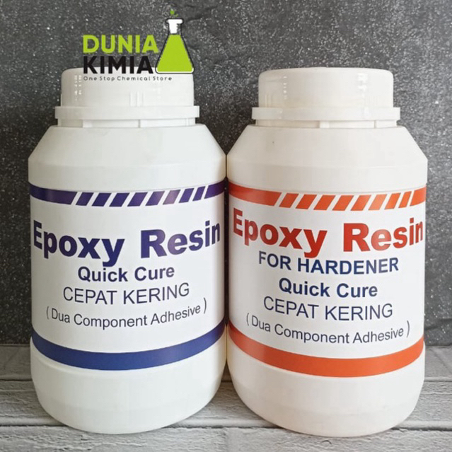 Jual Epoxy Resin Cepat Kering/Quick Cure/Resin 1KG/Hardener 1KG/Lem ...