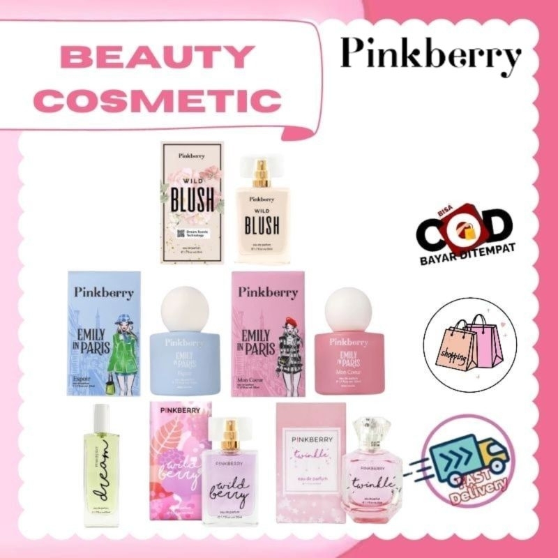 Jual Pinkberry EDP Dream 50ml - Twinkle 50ml - Wild Berry 50ml - Eau De ...