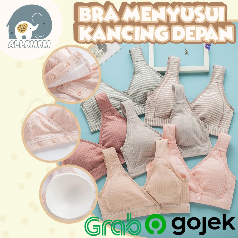 Jual Bra Menyusui Kancing Depan Pakaian Dalam Wanita Ibu Hamil Tanpa ...