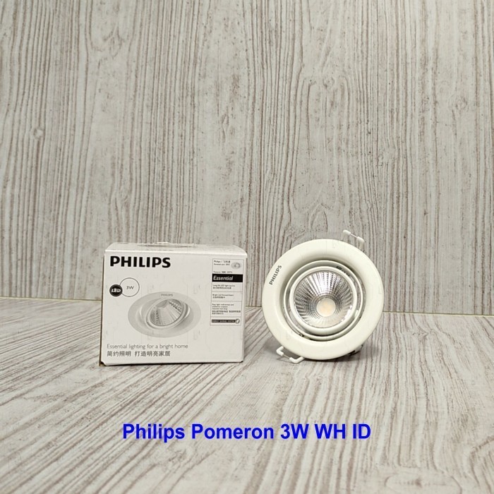Jual Lampu Philips Pomeron 59774 SpotLight 3W 070 WH ID recessed ...