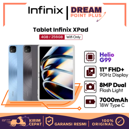 Jual Infinix Xpad 4/256GB GB 11inch Helio G99 7000 mAh Garansi Resmi ...