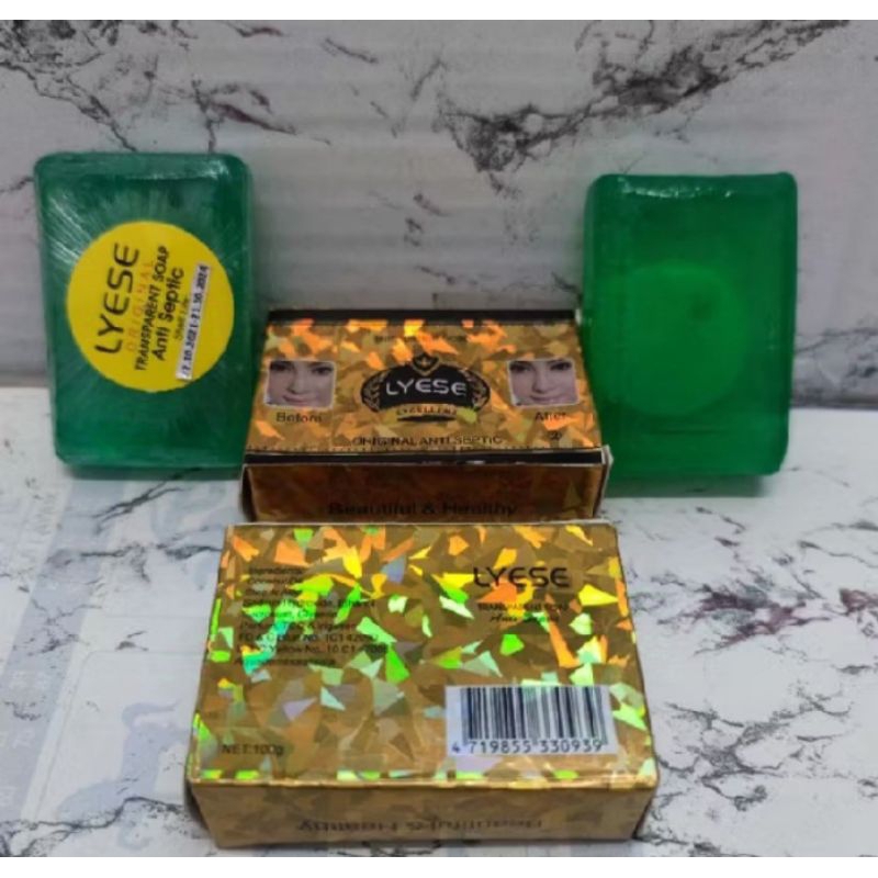Jual Lyese Transparent Soap excellent original anti septic 100g ...