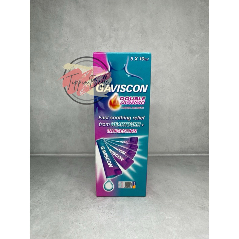 Jual Gaviscon Double Action isi 5 ori Malaysia | Shopee Indonesia