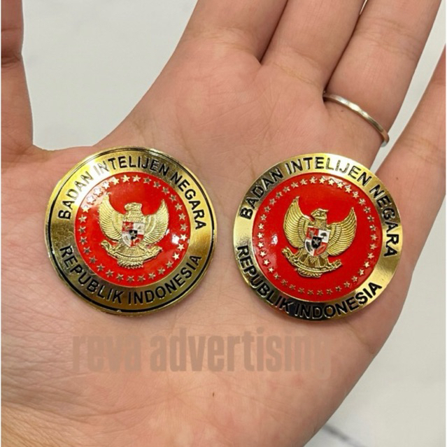 Jual pin dada BIN merah magnet | badan intelijen negara | Shopee Indonesia