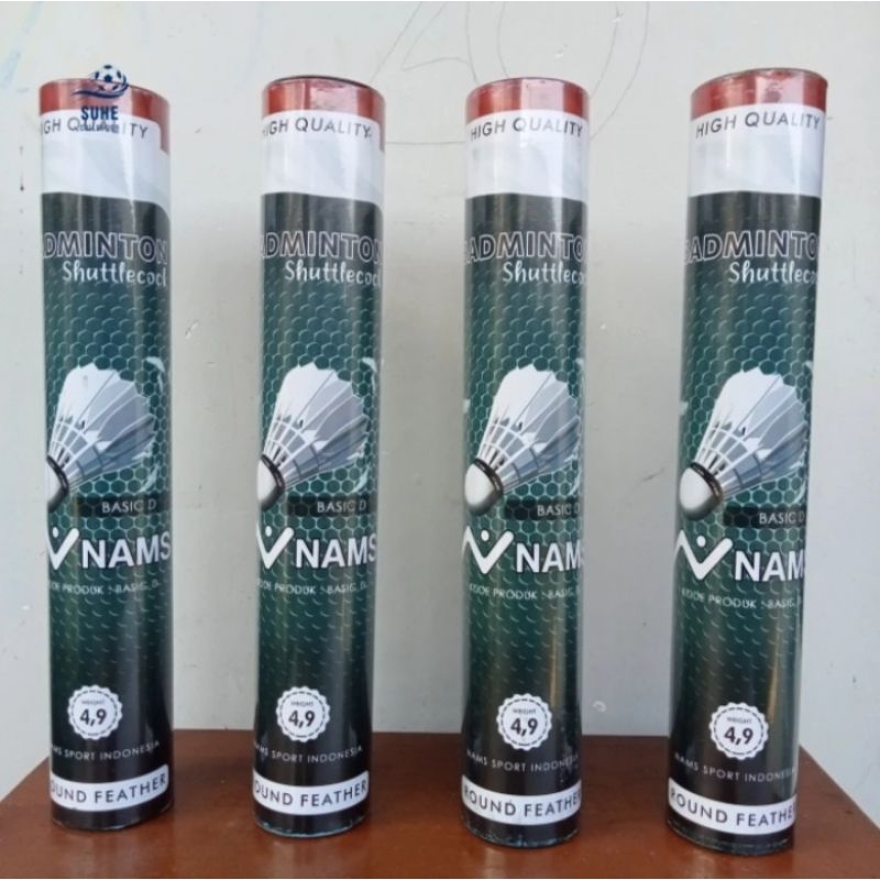Jual Kok Badminton Bulutangkis 1 Slop Isi 12 - Nams Basic D ...