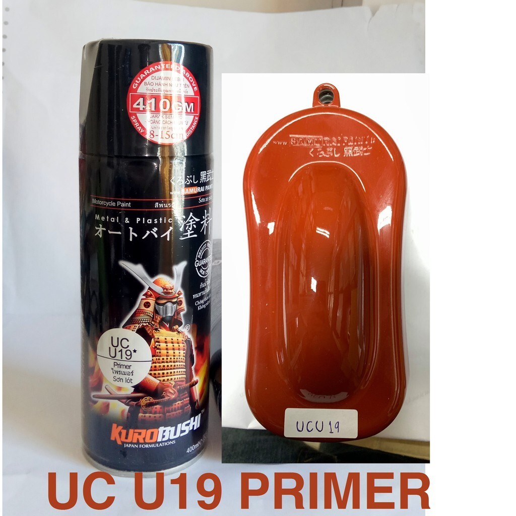 Jual Samurai Paint Primer Red UC U19* 1k / Warna Primer Red UC u 191k ...