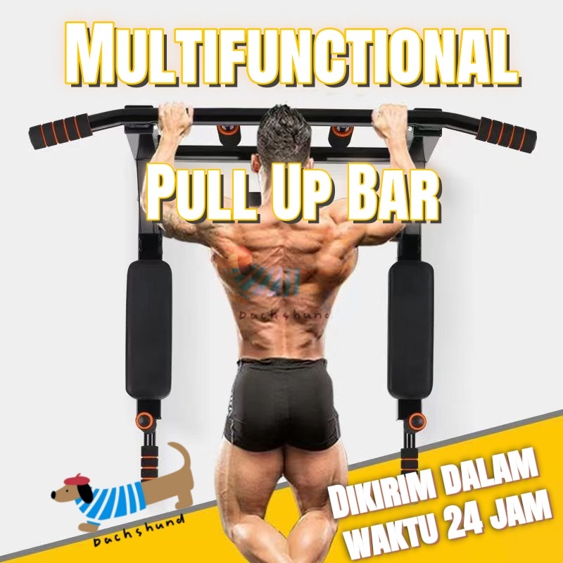 Jual Multifunctional Wall Mounted Pull Up Bar Alat binaraga pull-up ...
