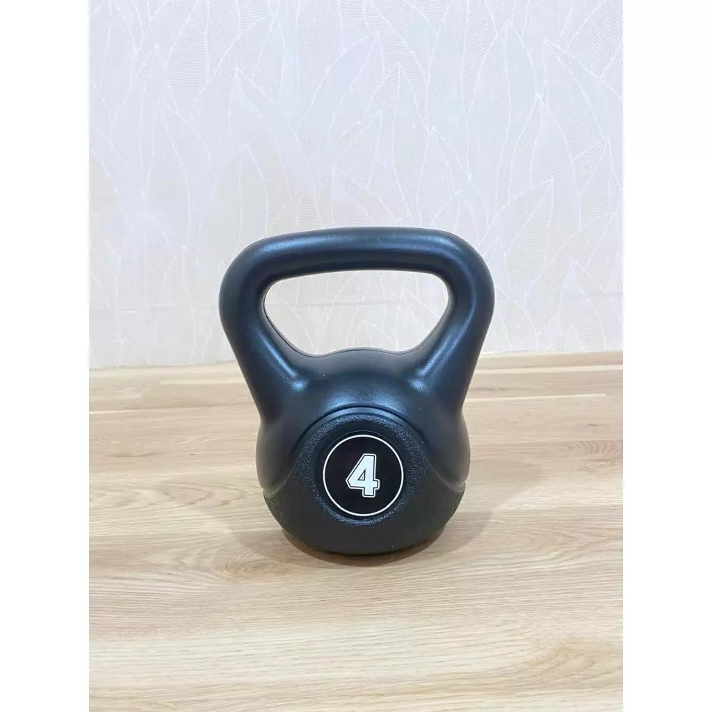Jual KB04 KettleBell 4 KG Barbell 4 KG/ Dumbell 4kg / Barbel 4kg ...