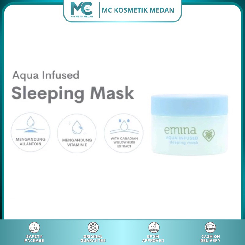 Jual EMINA-Aqua Infused Sleeping Mask 30gr | Shopee Indonesia