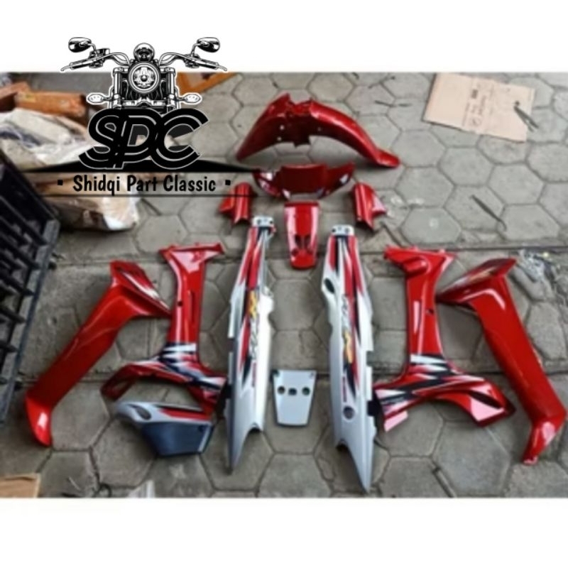 Jual Paket Body Full Set Yamaha Vega R Lama Old Stiker Striping Fiz R ...