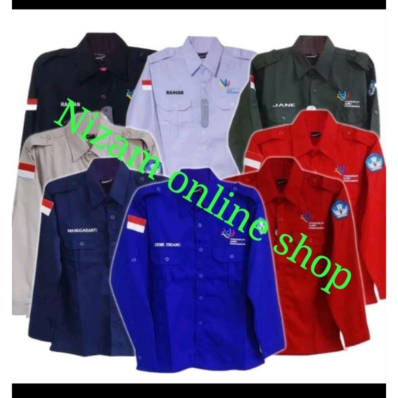 Jual kemeja belajar merdeka Seragam belajar merdeka baju belajar ...