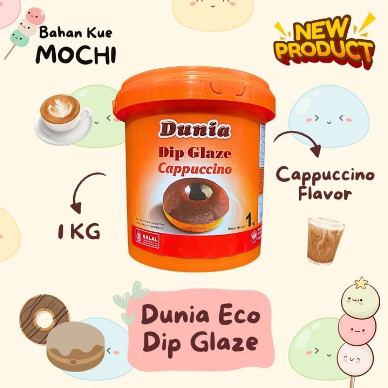 Jual Dunia Dip Glaze Cappuccino 1KG / Glaze Dunia Cappuccino 1KG ...