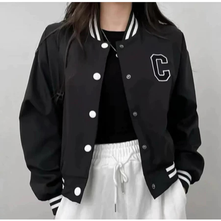 Jual Jaket Varsity baseball Oversize - C Jaket Baseball Korean Style ...