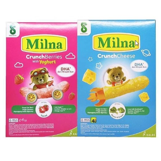 Jual MILNA CRUNCH CHEESE BERRIES 20G CEMILAN ANAK MPASI | Shopee Indonesia