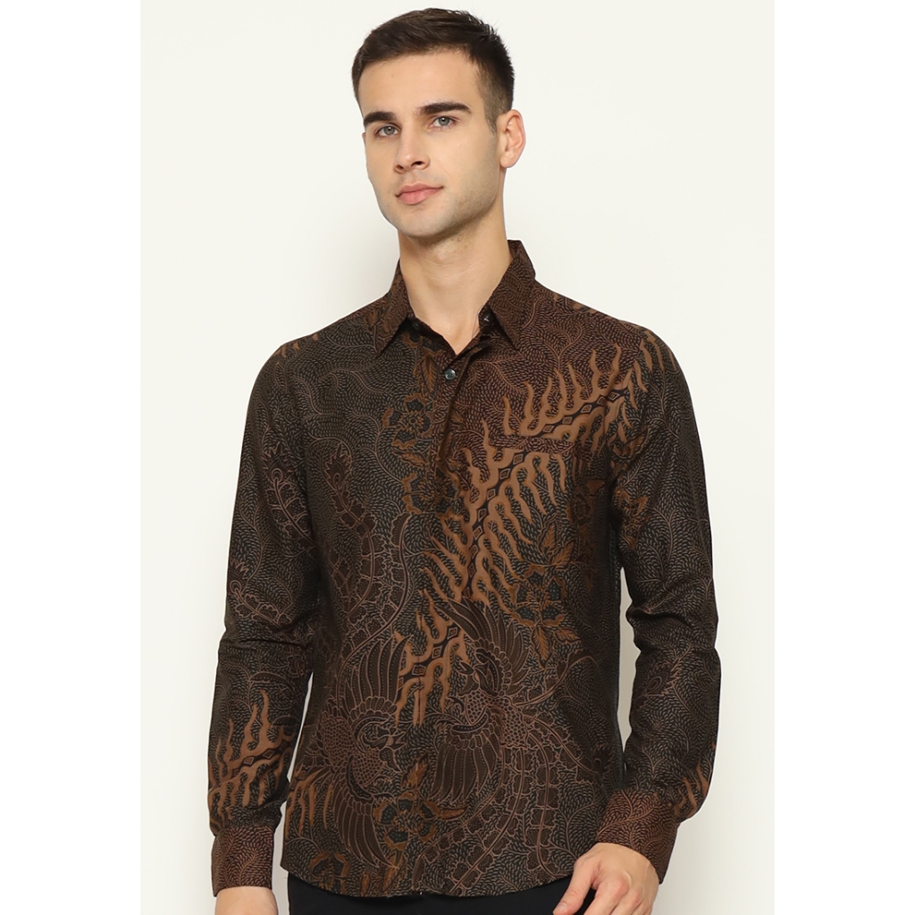 Jual Waskito Kemeja Batik Pria Katun Premium Slimfit KB PR 101307 ...