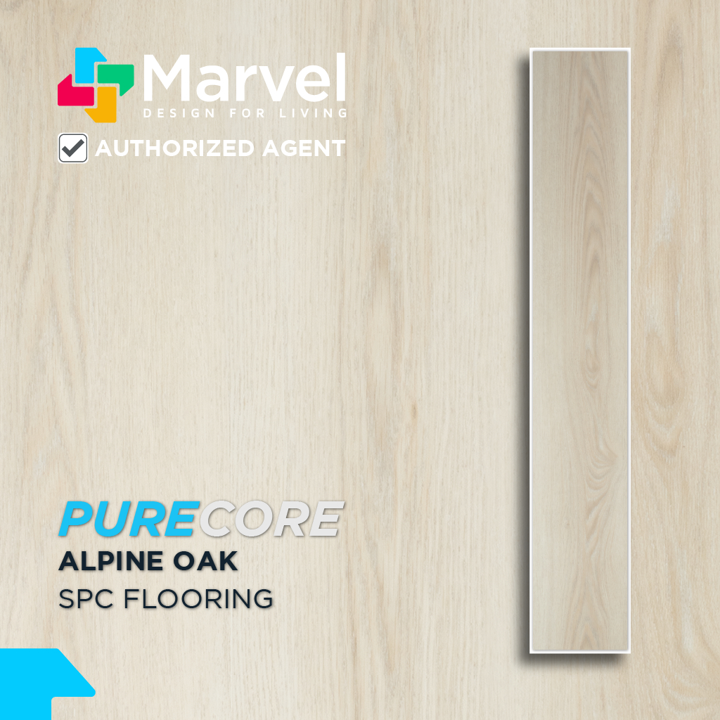Jual MarvelSPC 5mm SPC Lantai Alpine Oak per box | Shopee Indonesia