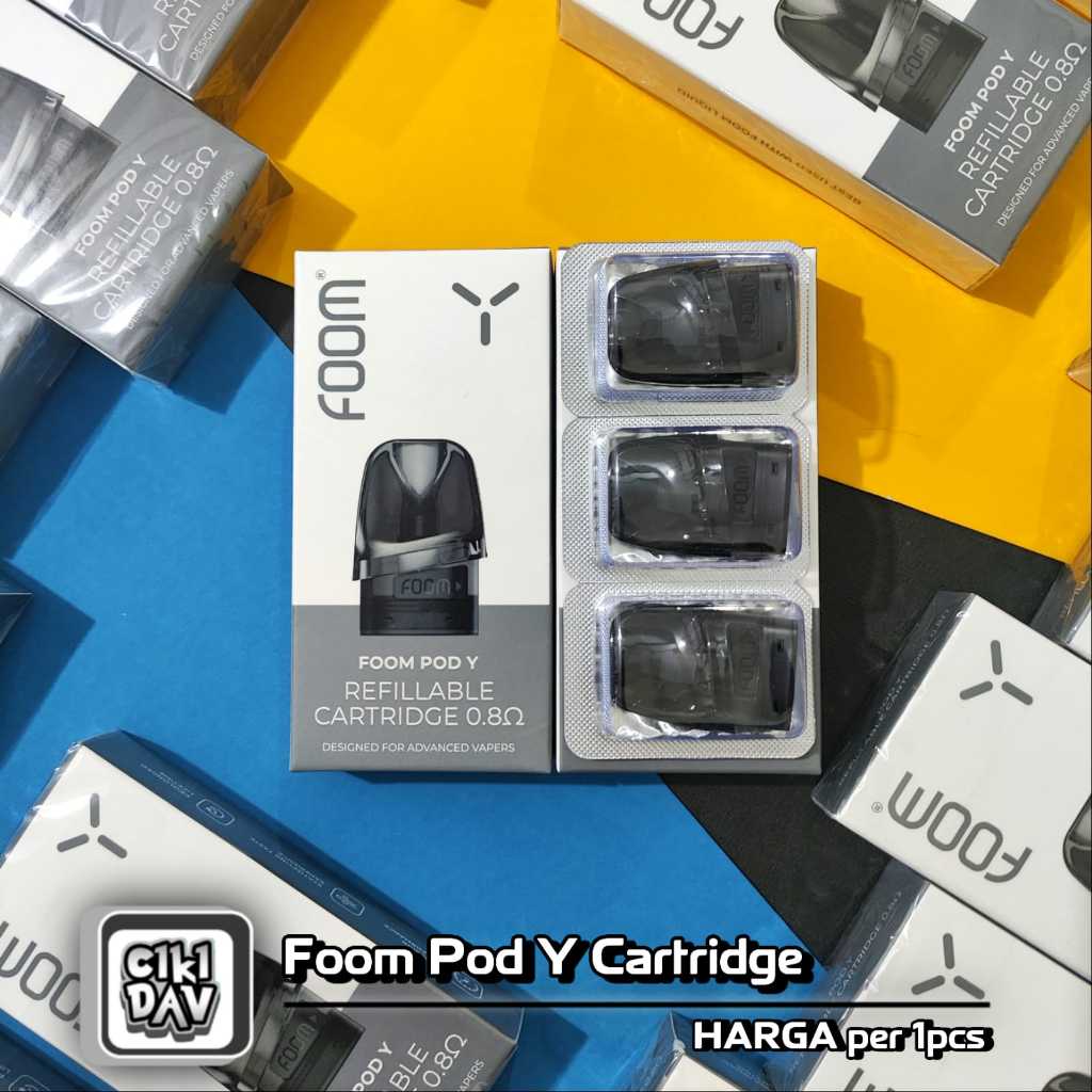 Jual FOOM Pod Y refillable cartridge authentic | Shopee Indonesia