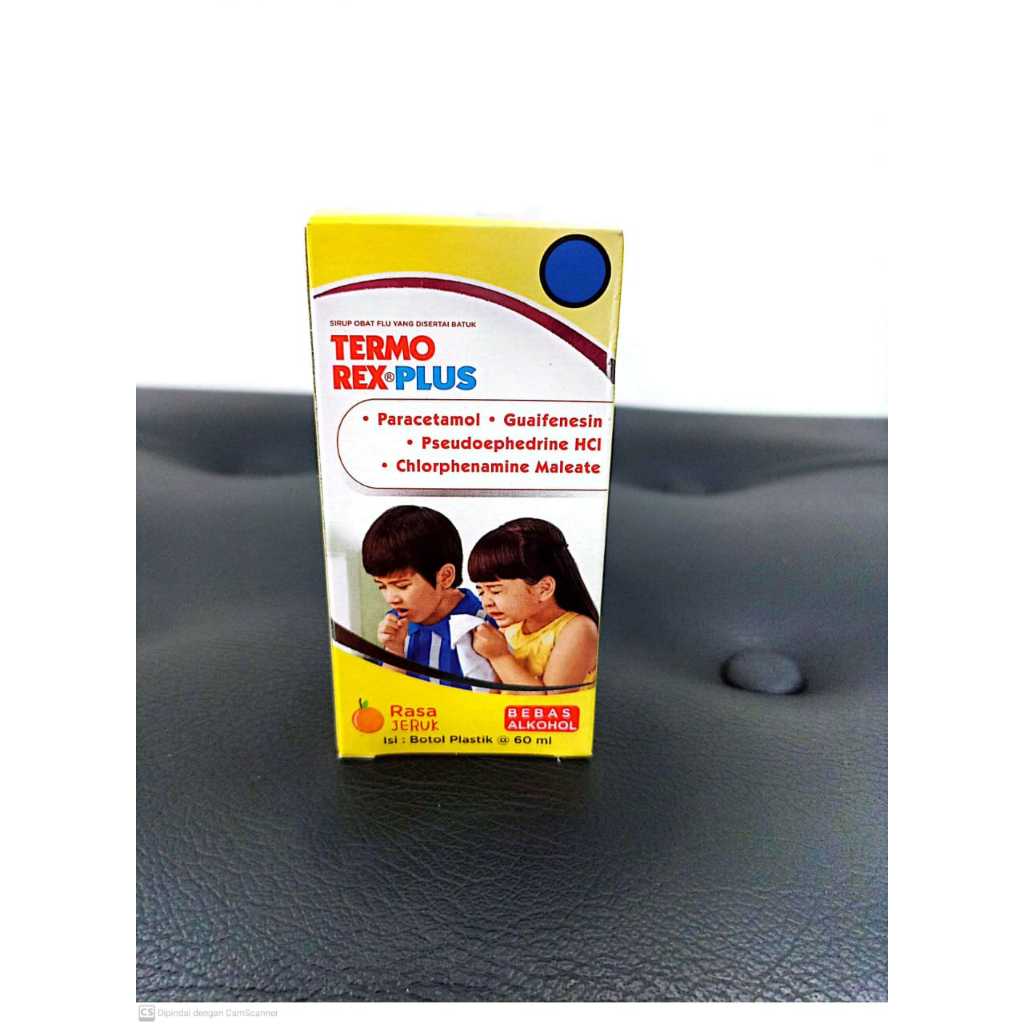 Jual Termorex Plus syrup / obat batuk pilek / sakit kepala demam ...