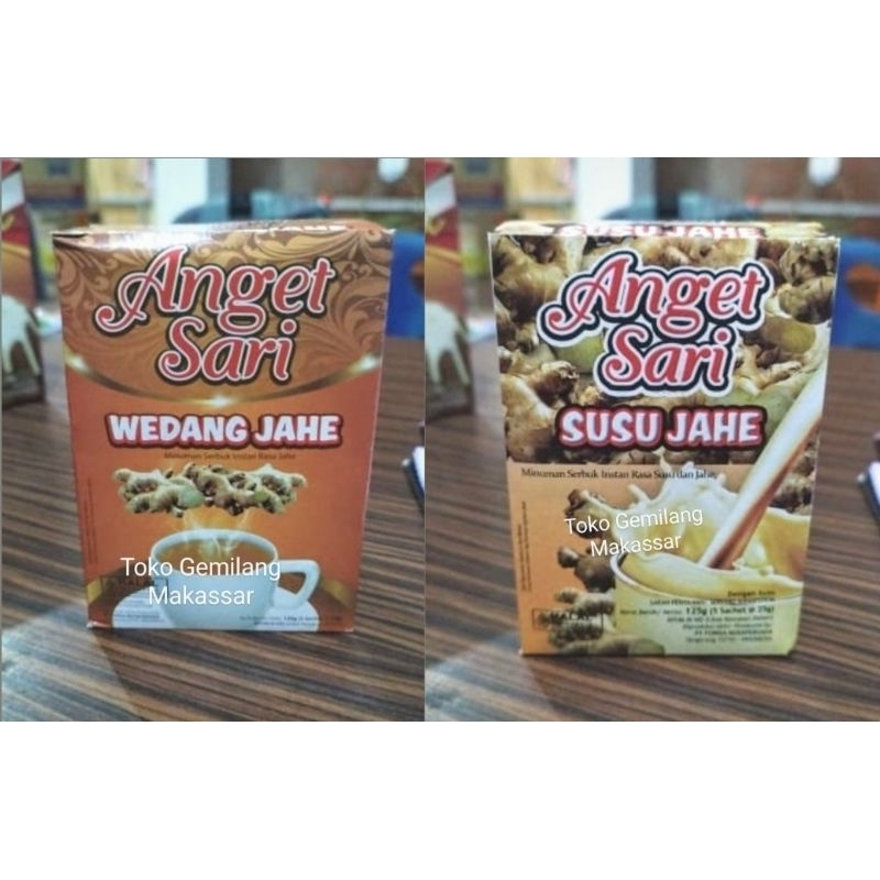Jual Anget Sari Minuman Serbuk Instan Jahe ( isi 5 Sachet) | Shopee ...
