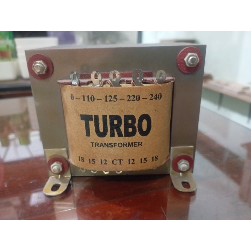 Jual TRAFO MERK TURBO 10 AMPERE MURNI BESAR 0 - 35 VOLT , KERTAS ADA ...