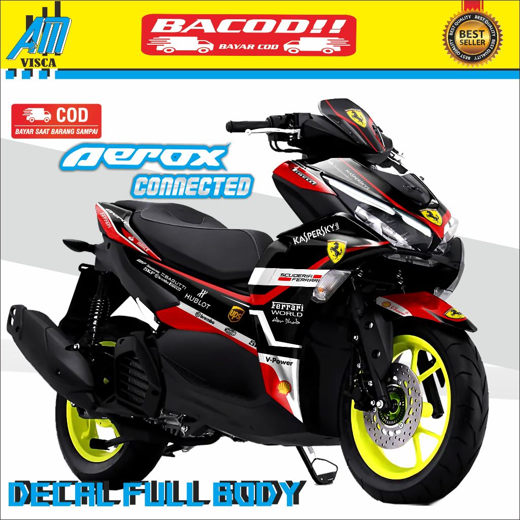 Jual Decal Aerox 155 New Full Body Stiker Variasi Yamaha Aerox ...