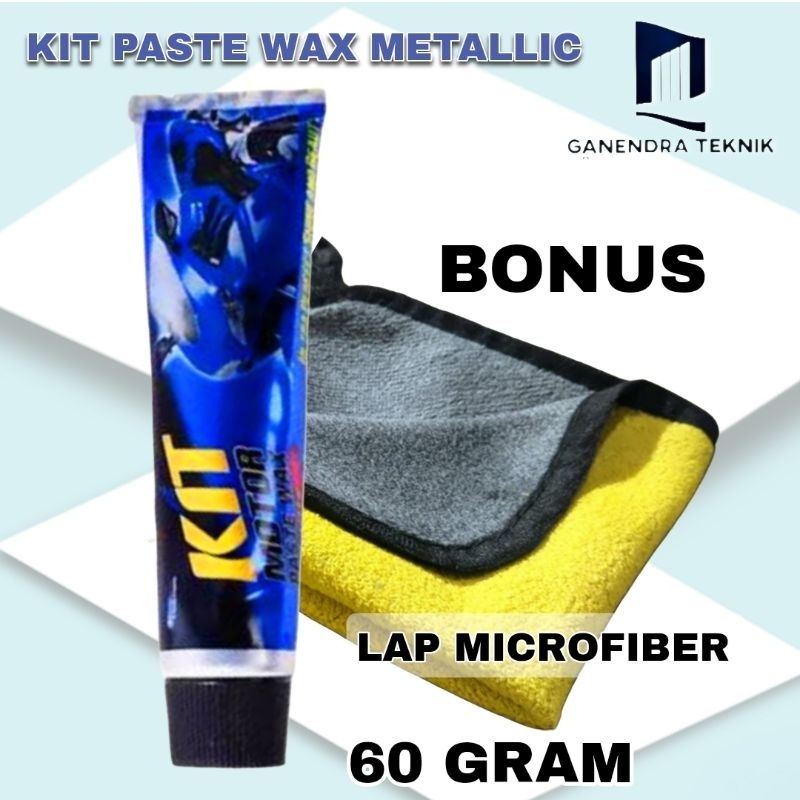 Jual KIT PASTE WAX METALLIC 60GR - Pengkilap Body Metallic Motor - Kain ...